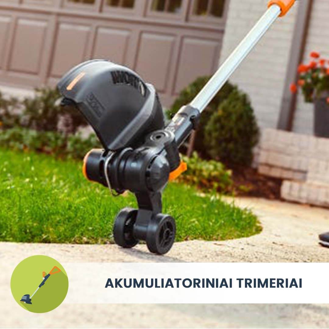Akumuliatoriniai trimeriai, krūmapjovės | Lazy House robotics